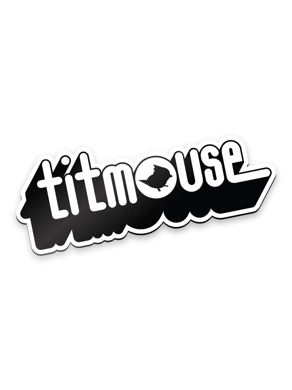 Titmouse Die-cut Sticker - Text Logo – Titmouse Stuff