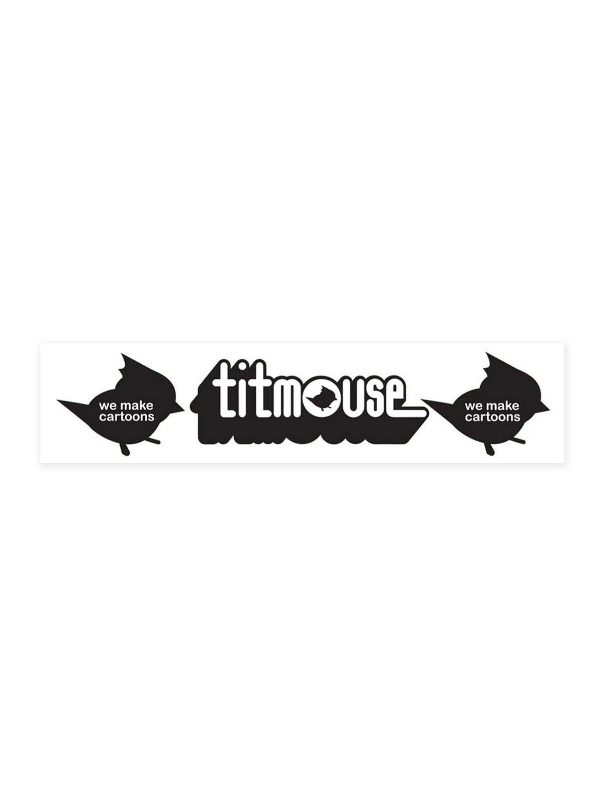 Titmouse Logo 3-Part Bumper Sticker! – Titmouse Stuff